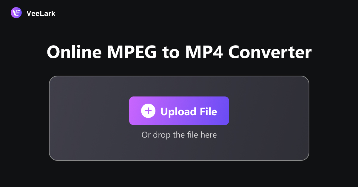 Free MPEG to MP4 Converter - Easy & Fast 🚀
